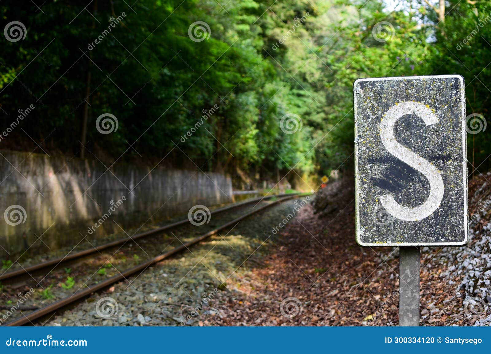 Railway Symphony: S Whistle Signal Along the Tracks Stock Photo - Image ...