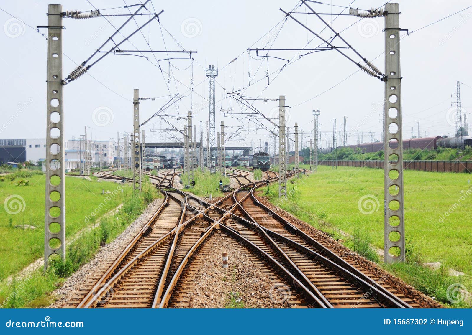Railway system stock photo. Image of change, iron, path - 15687302