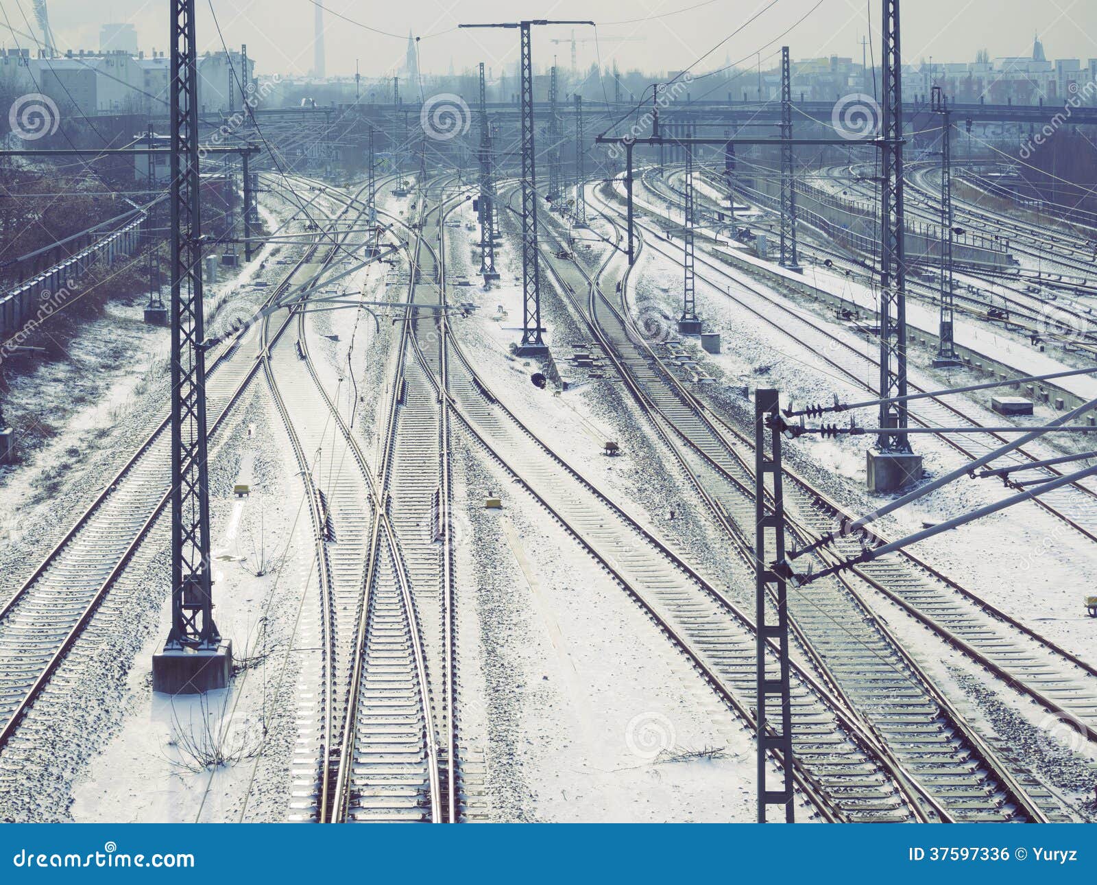 Railway system stock photo. Image of complicated, germany - 37597336