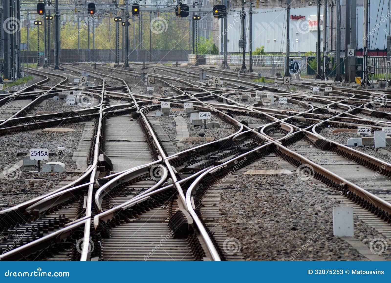 Railway System at Amsterdam Centraal Station Stock Image - Image of ...