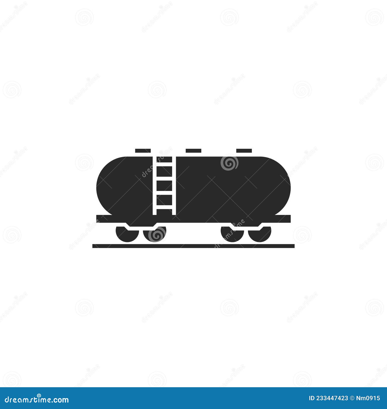 Railway Tank Car Icon. Railway Freight Transportation Symbol Stock ...