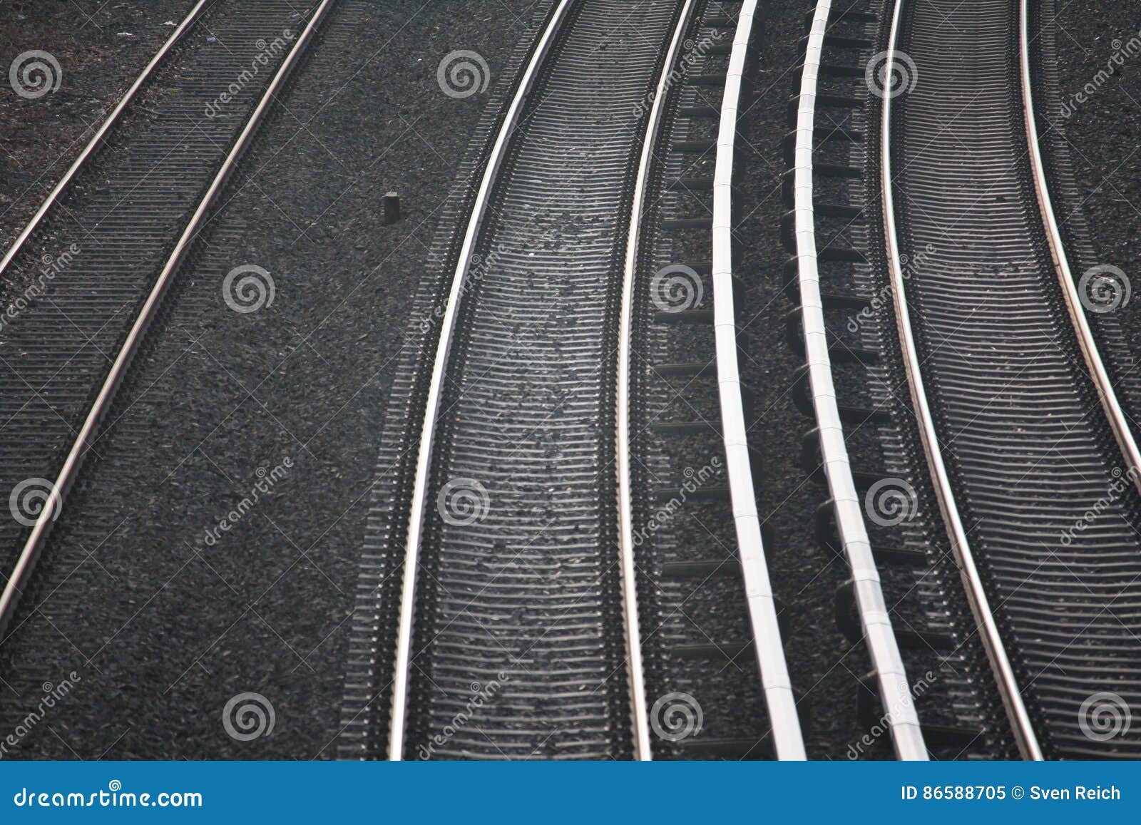 Railway stock image. Image of parallel, junction, departure - 86588705