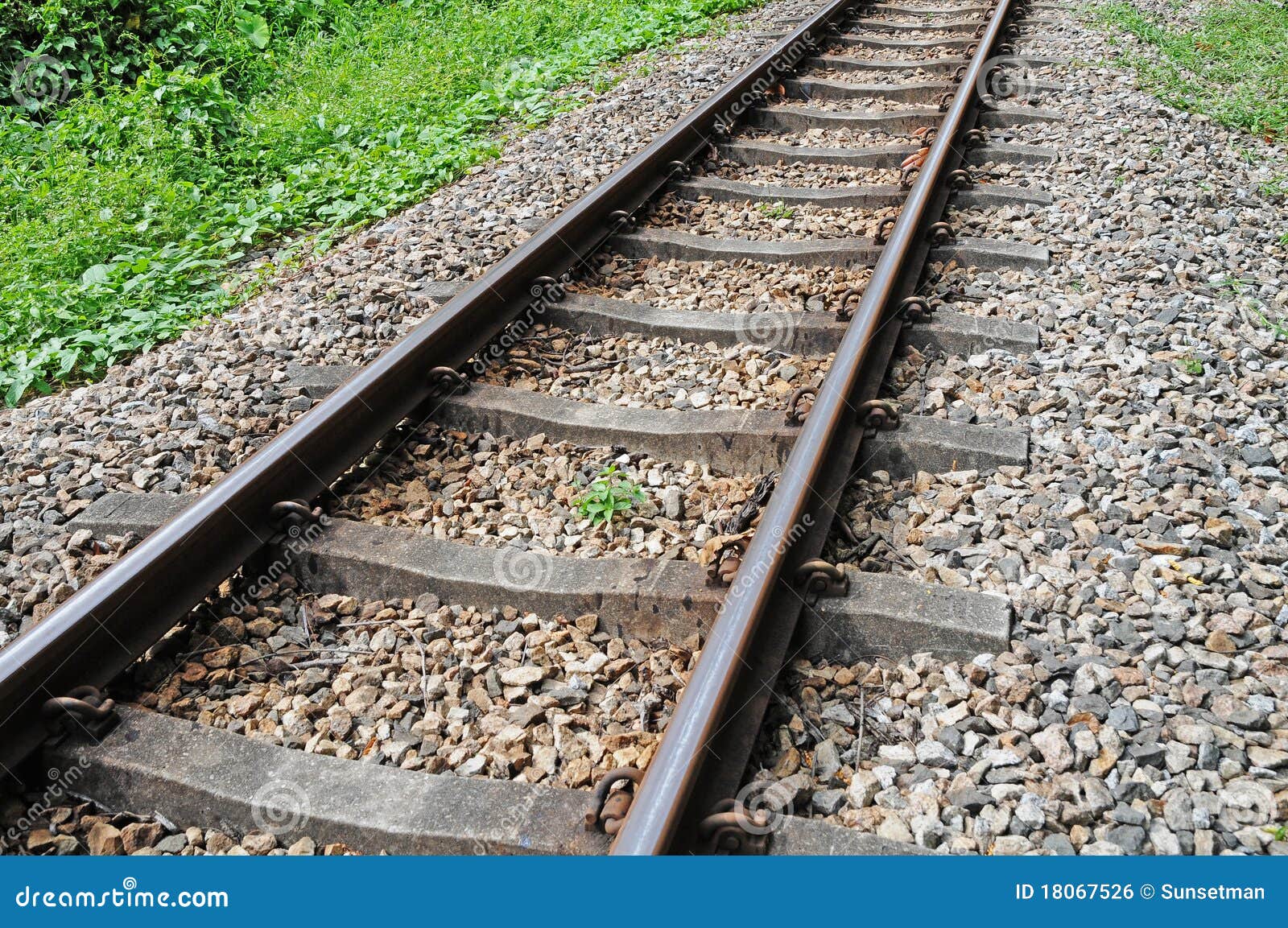 Railway Track stock photo. Image of sleepers, track, wood - 18067526