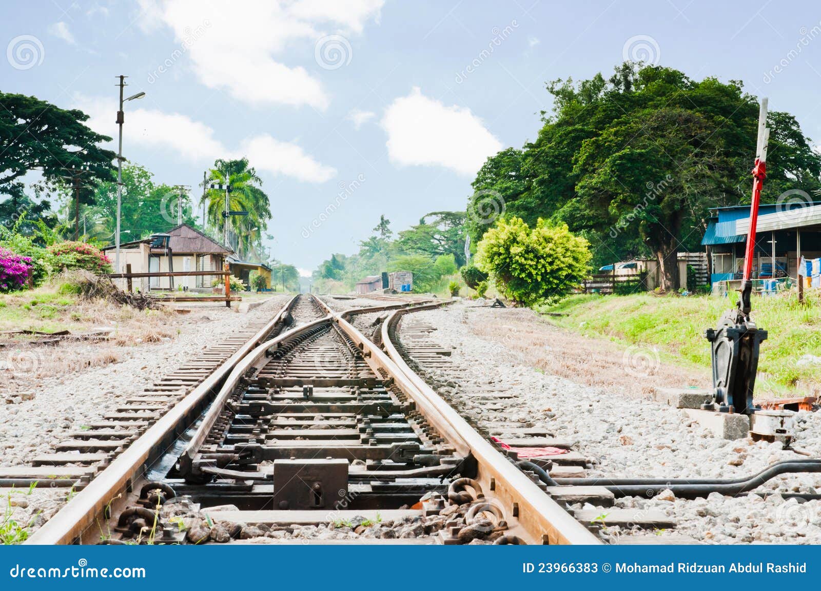 Railway Track stock image. Image of business, lines, outdoor - 23966383