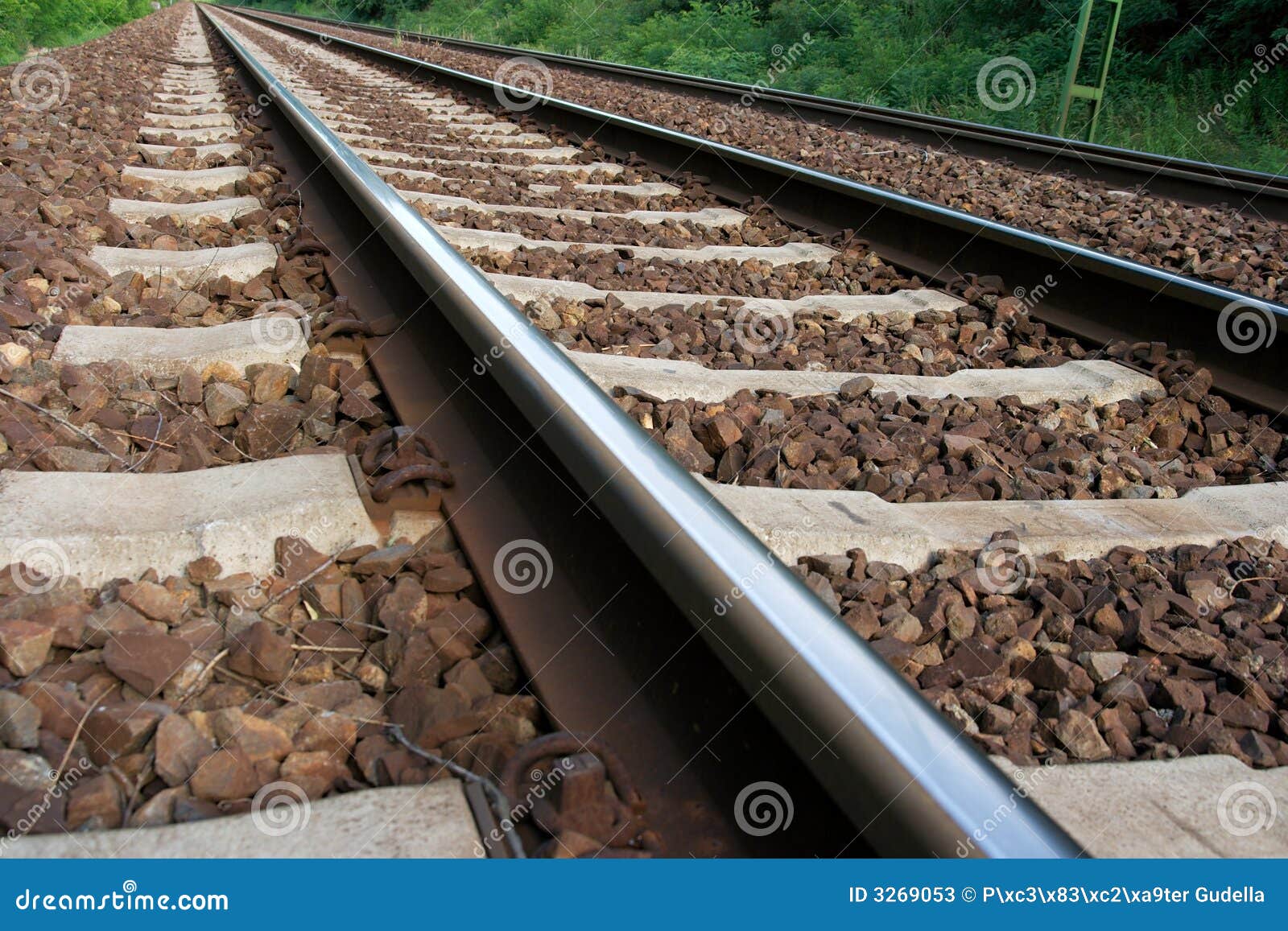 Railway Track stock image. Image of rails, path, parallel - 3269053