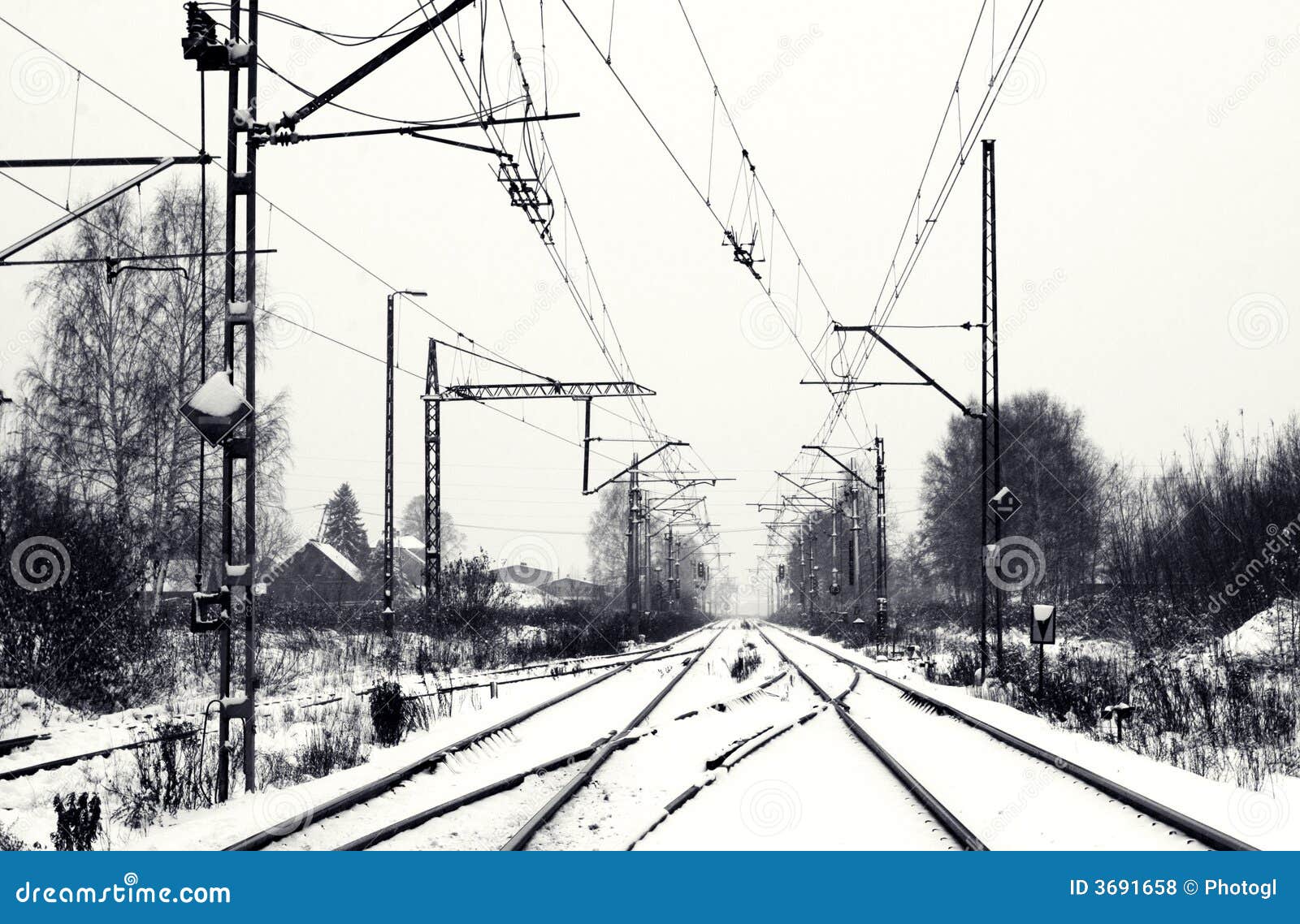 Railway track stock photo. Image of eastern, railway, metal - 3691658