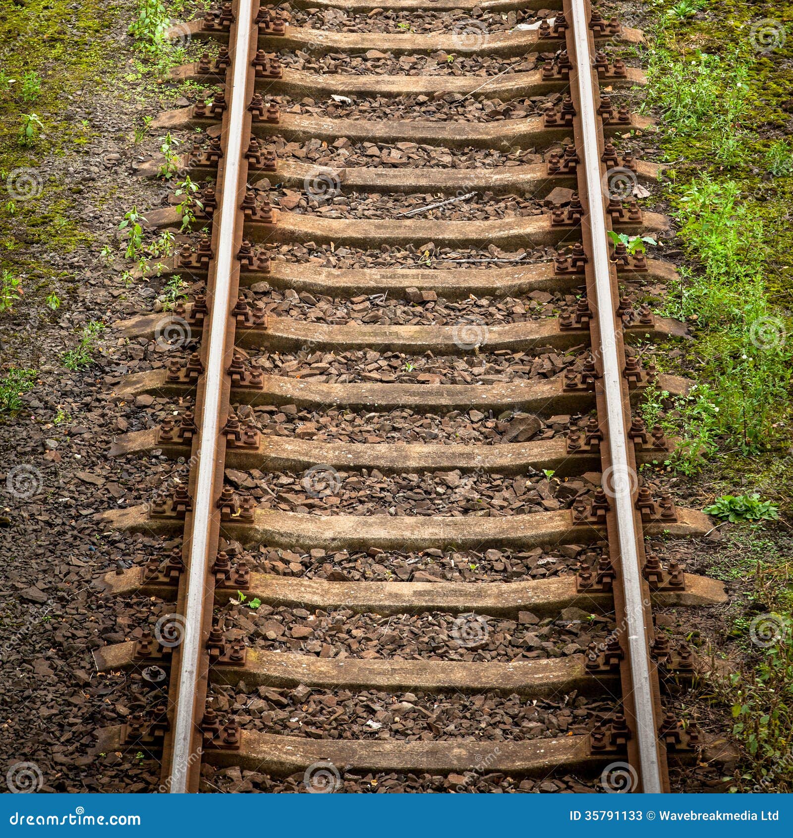 Railway track stock image. Image of sidetrack, railroad - 35791133