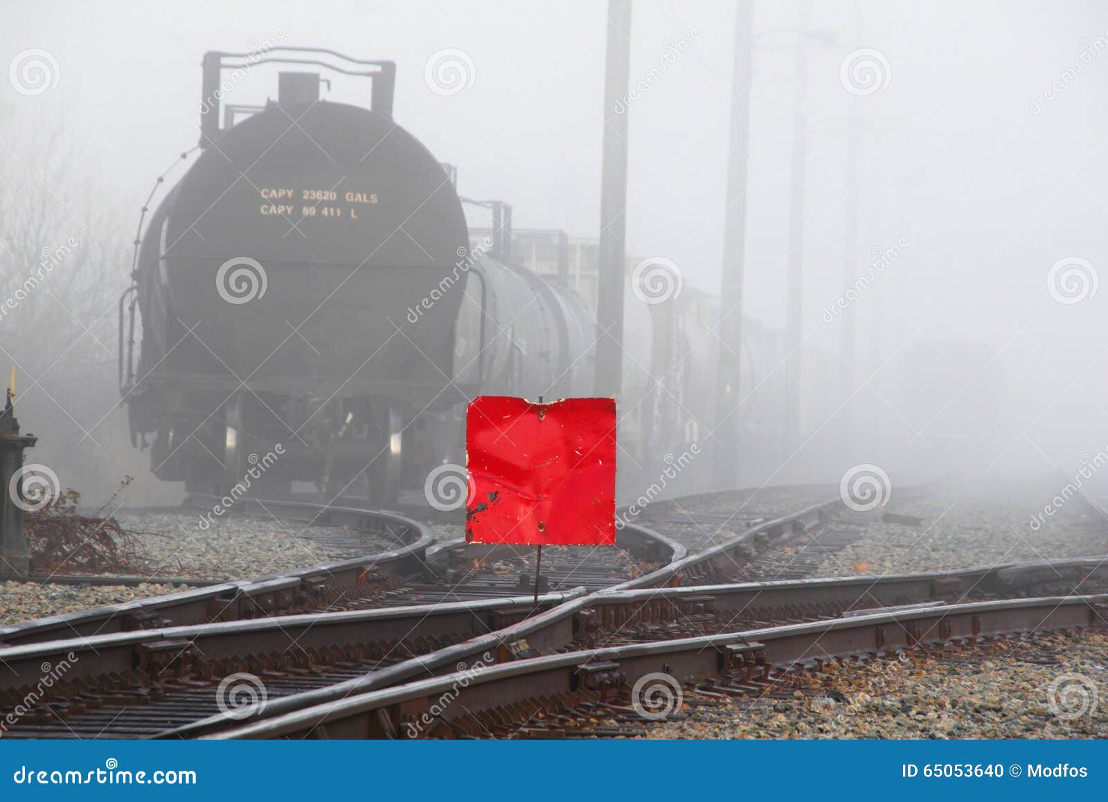 Railway Track Closed for Maintenance Stock Photo - Image of posting ...