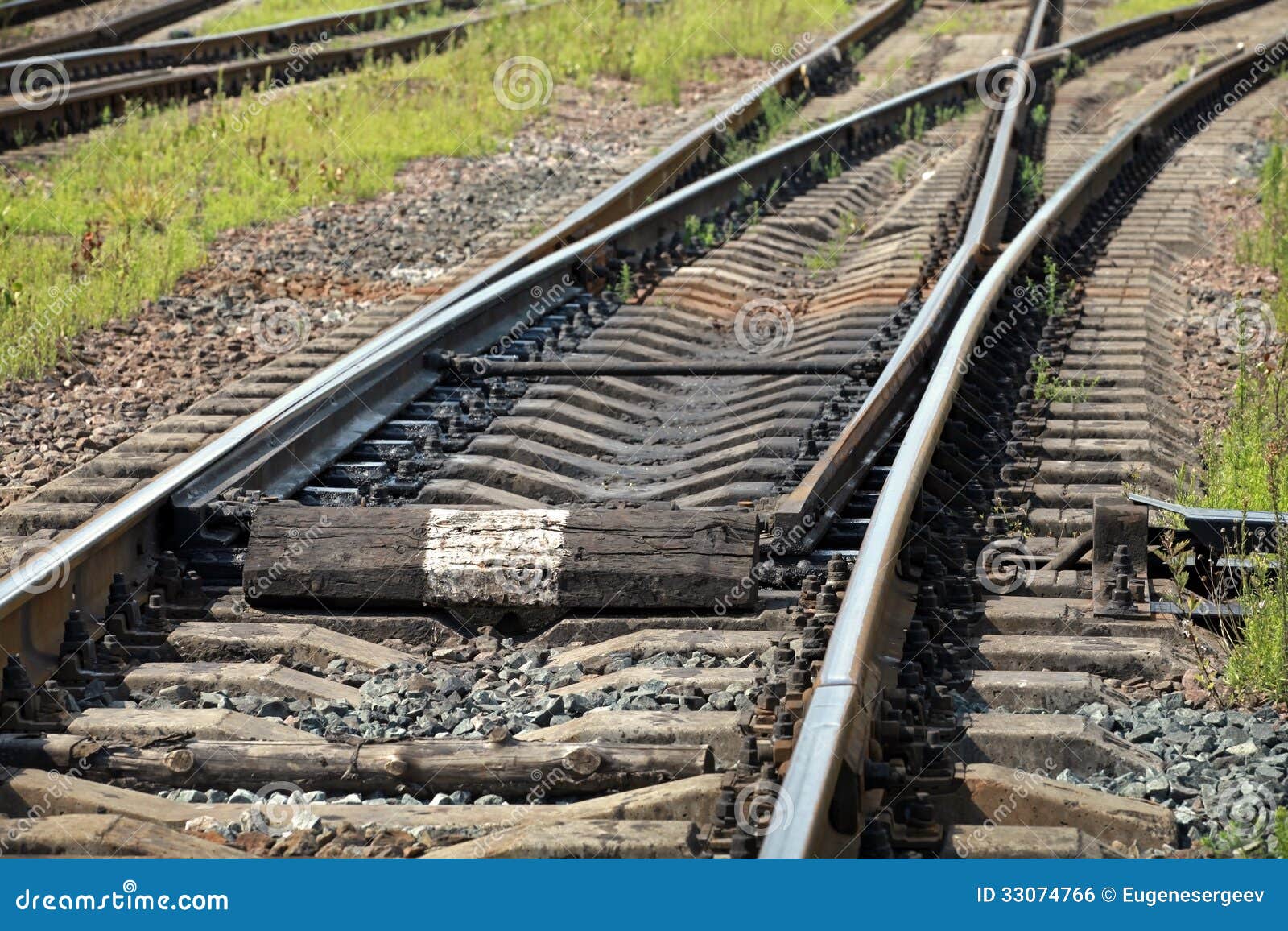 Railway track stock photo. Image of infrastructure, railroad - 33074766