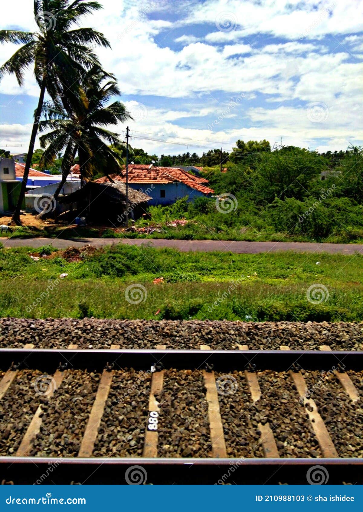 Railway track house stock image. Image of house, hill - 210988103