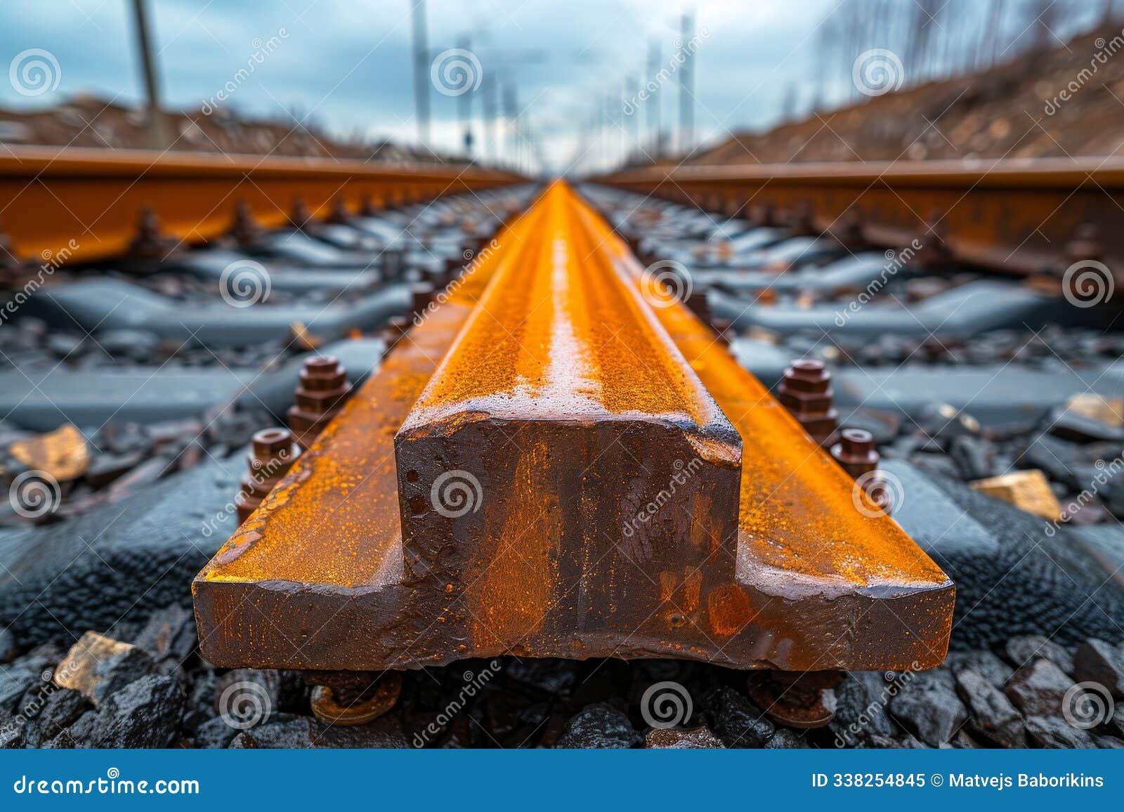 Railway Track Installation Construction, Infrastructure Development ...