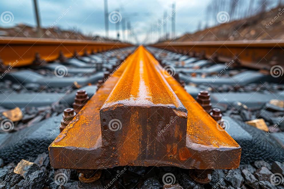 Railway Track Installation Construction, Infrastructure Development ...