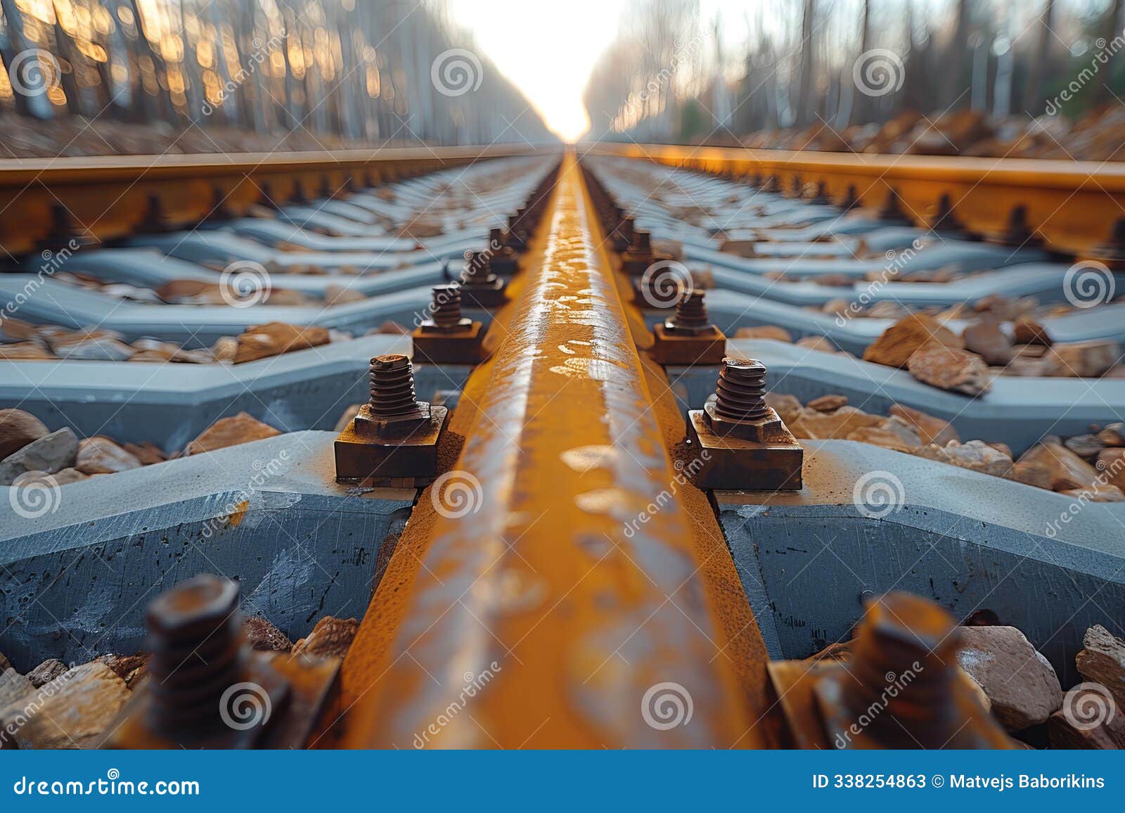 Railway Track Installation Construction of Infrastructure and Rail ...