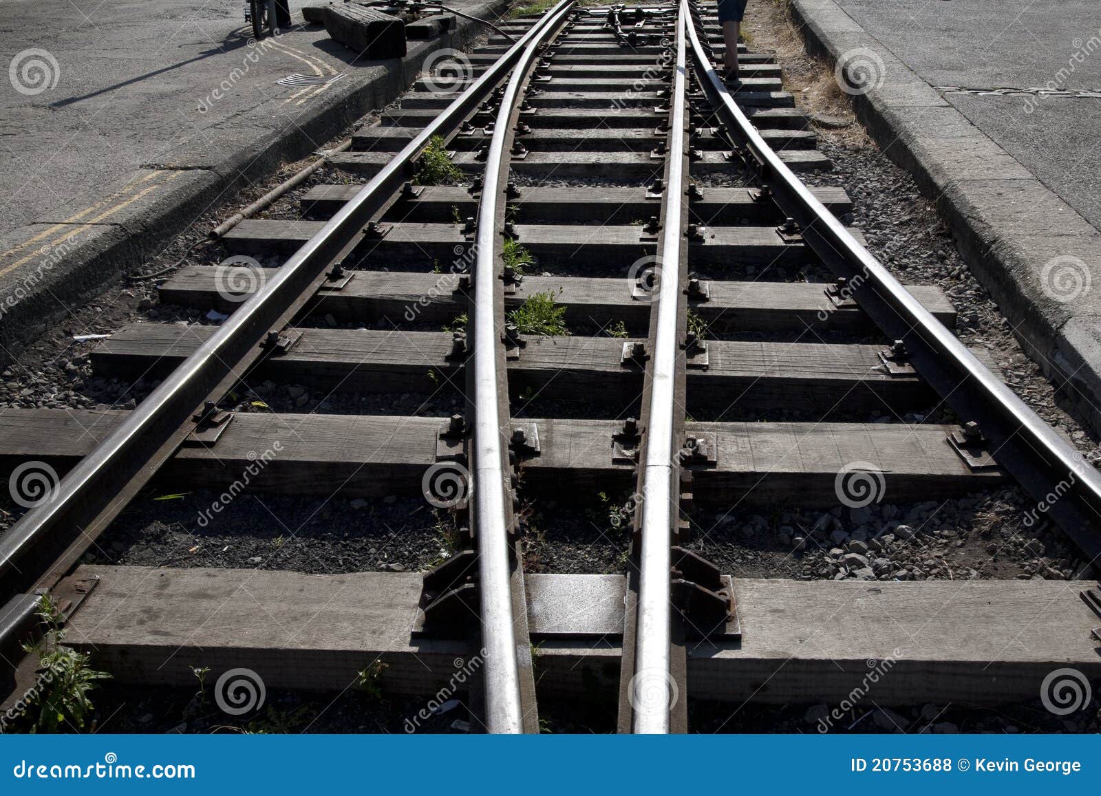 Railway Track Junction stock photo. Image of rail, metal - 20753688