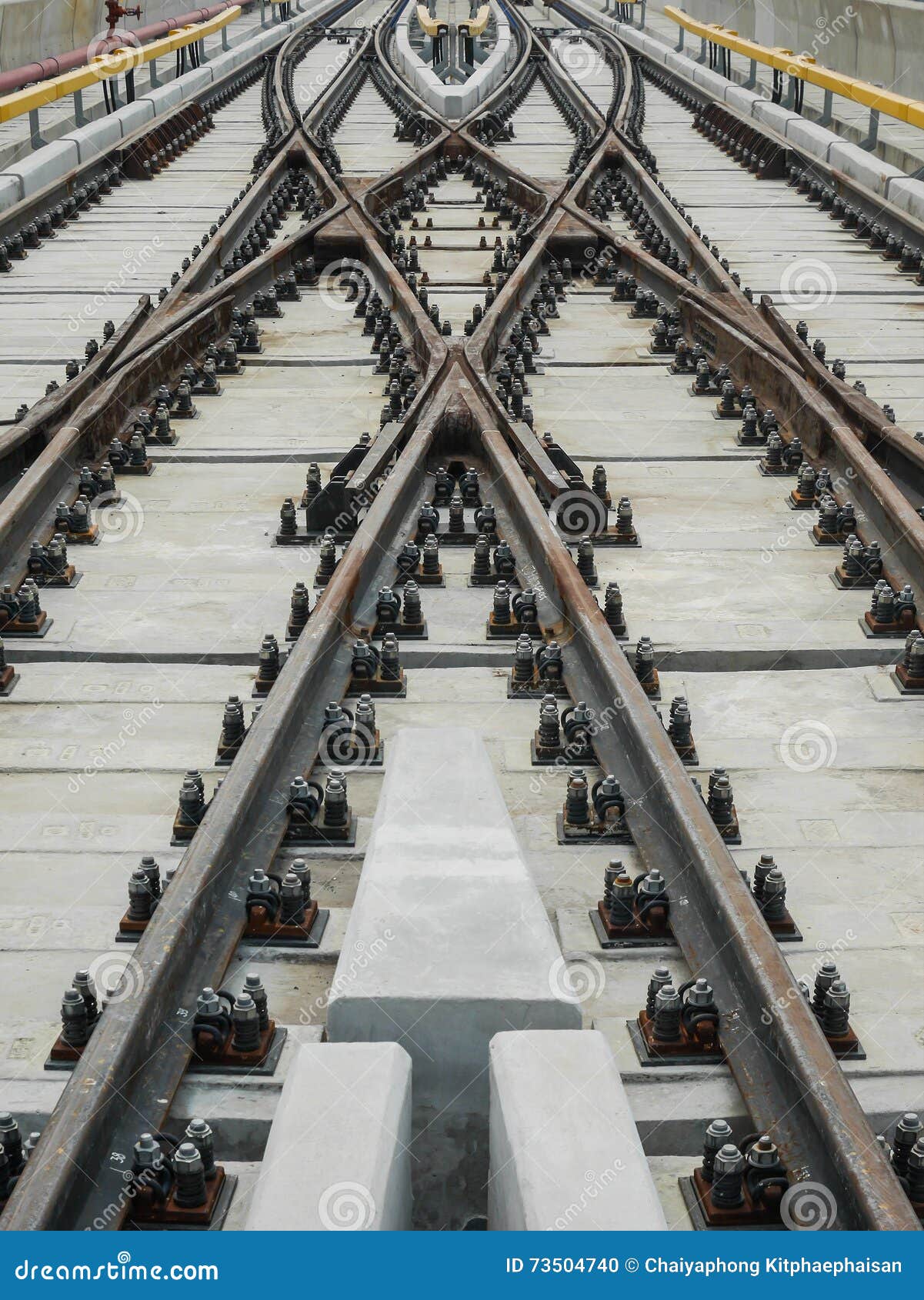 Railway Track stock photo. Image of traffic, builder - 73504740