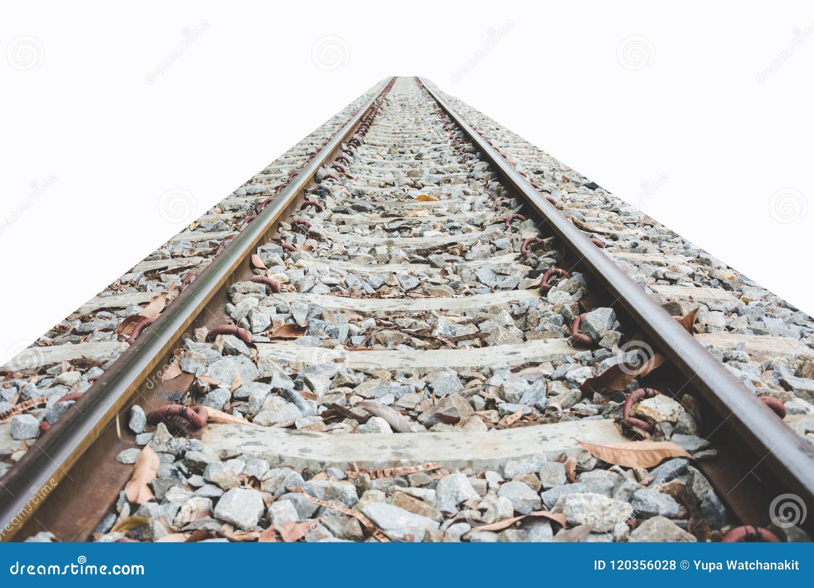 Railway Track on Steel Bridge Stock Photo - Image of railway, railroad ...