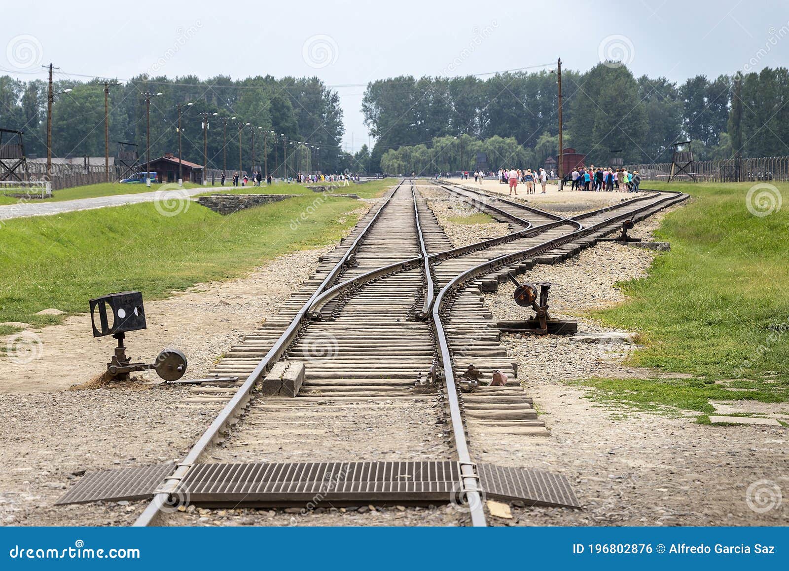 Railway track switches stock photo. Image of decision - 196802876