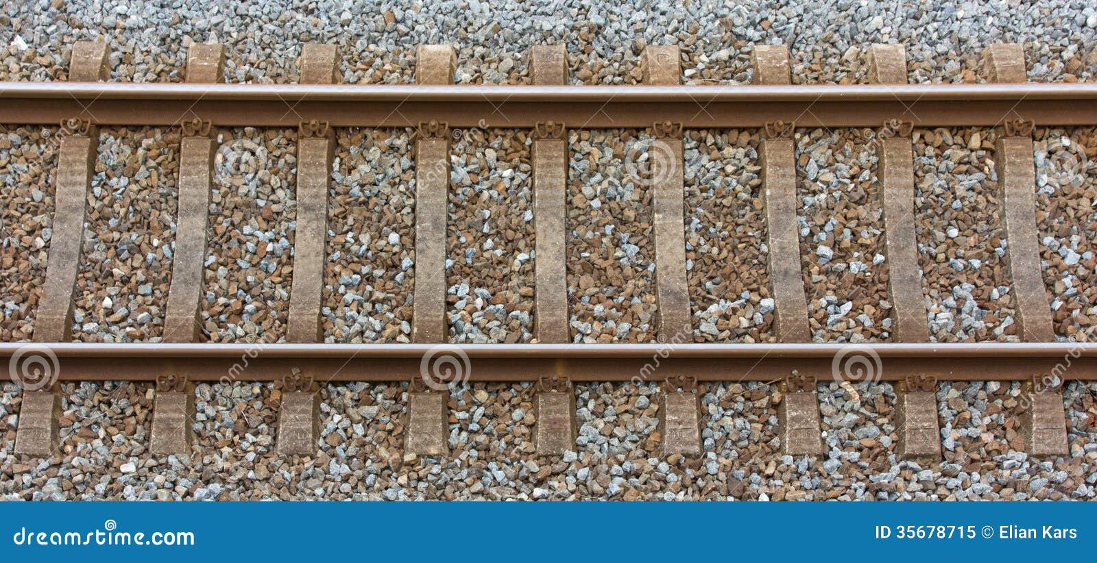 Railway Track from a Top View Stock Image - Image of technology, travel ...