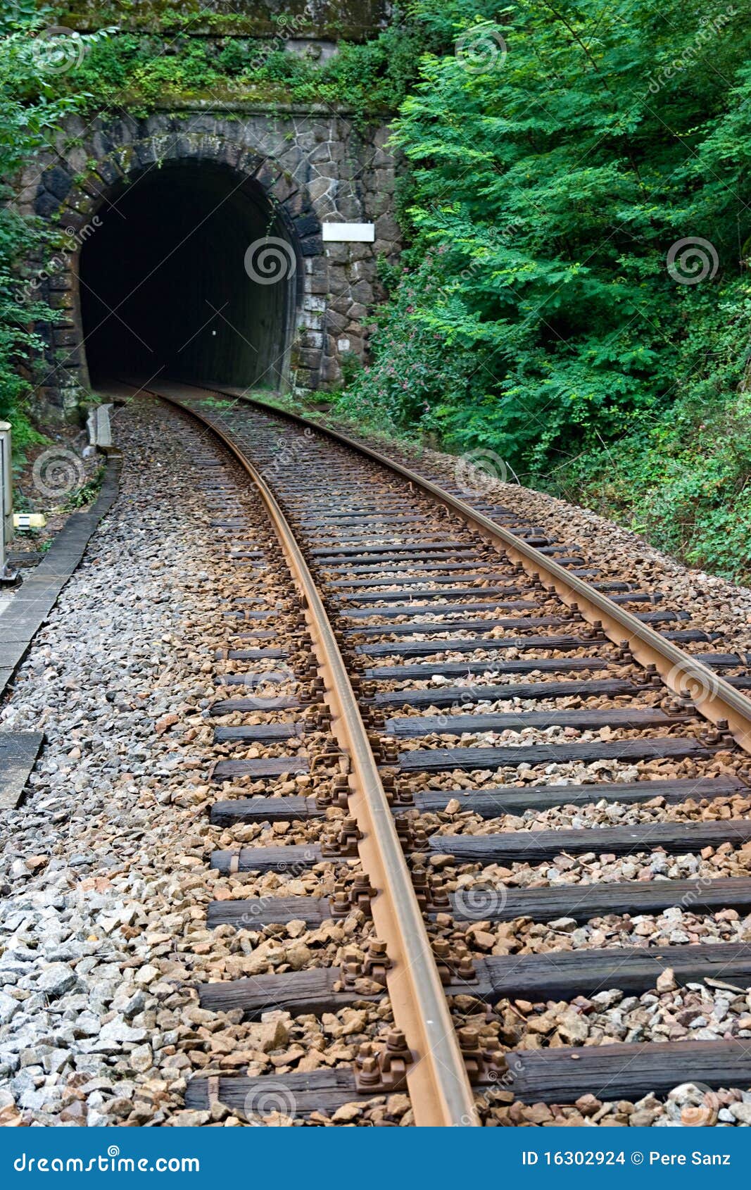 Railway track and tunnel stock photo. Image of persia - 16302924