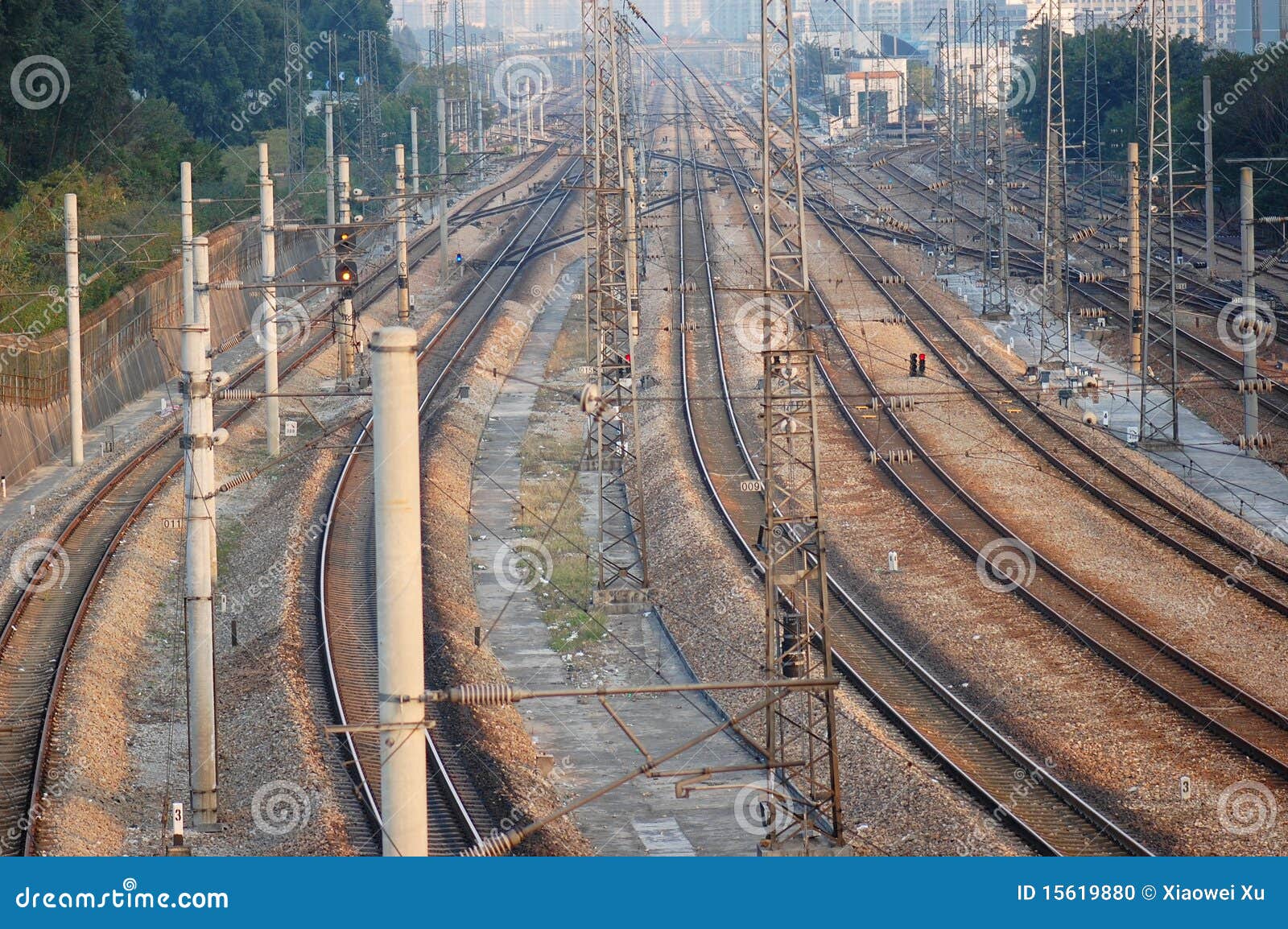 The railway tracks stock photo. Image of industry, modern - 15619880
