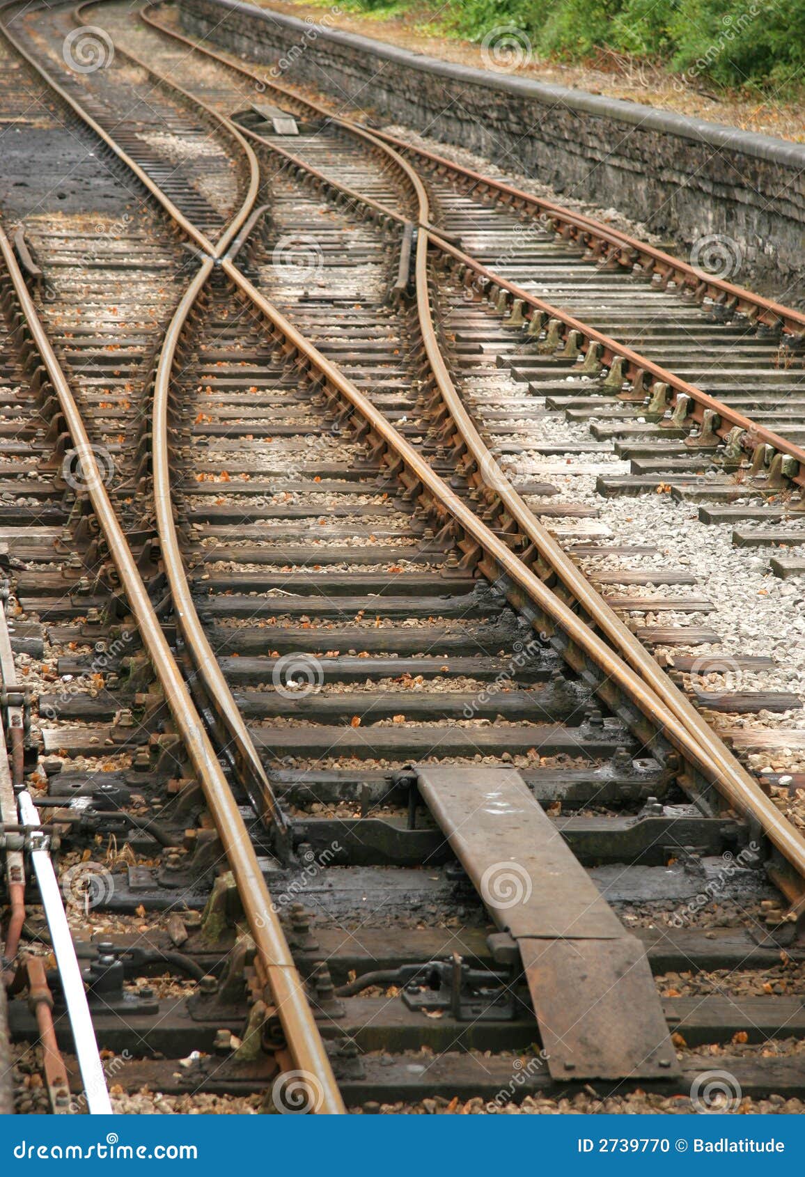 Railway Tracks stock photo. Image of lines, travel, direction - 2739770