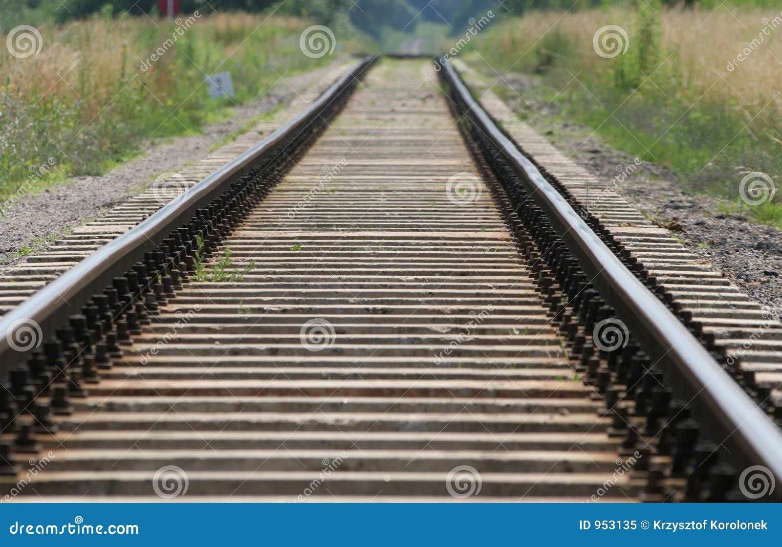 Straight Train Track