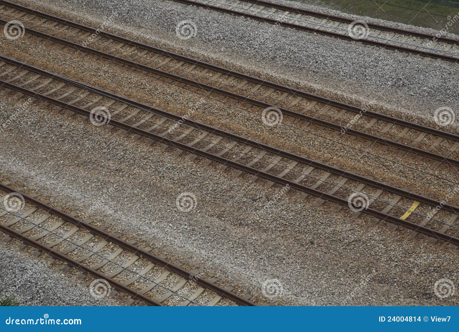 Railway tracks and ballast stock photo. Image of rails - 24004814