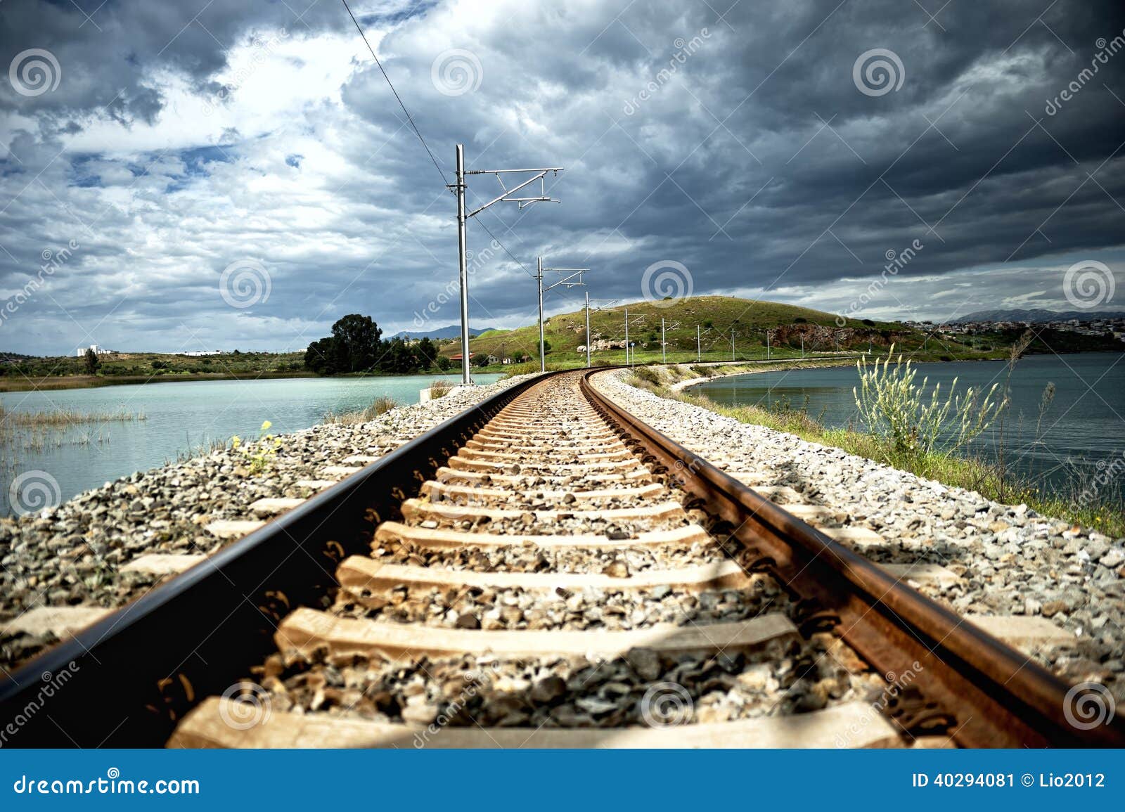 Railway tracks stock image. Image of abstract, direction - 40294081
