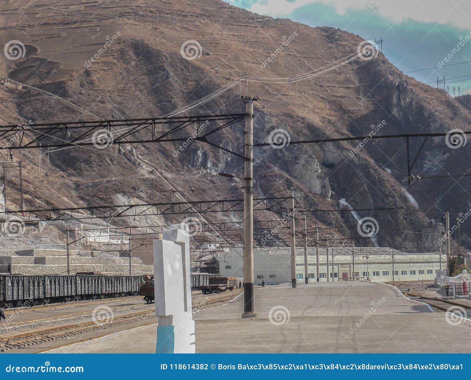 Railway Tracks in the Mine Complex. Stock Photo - Image of north, korea ...