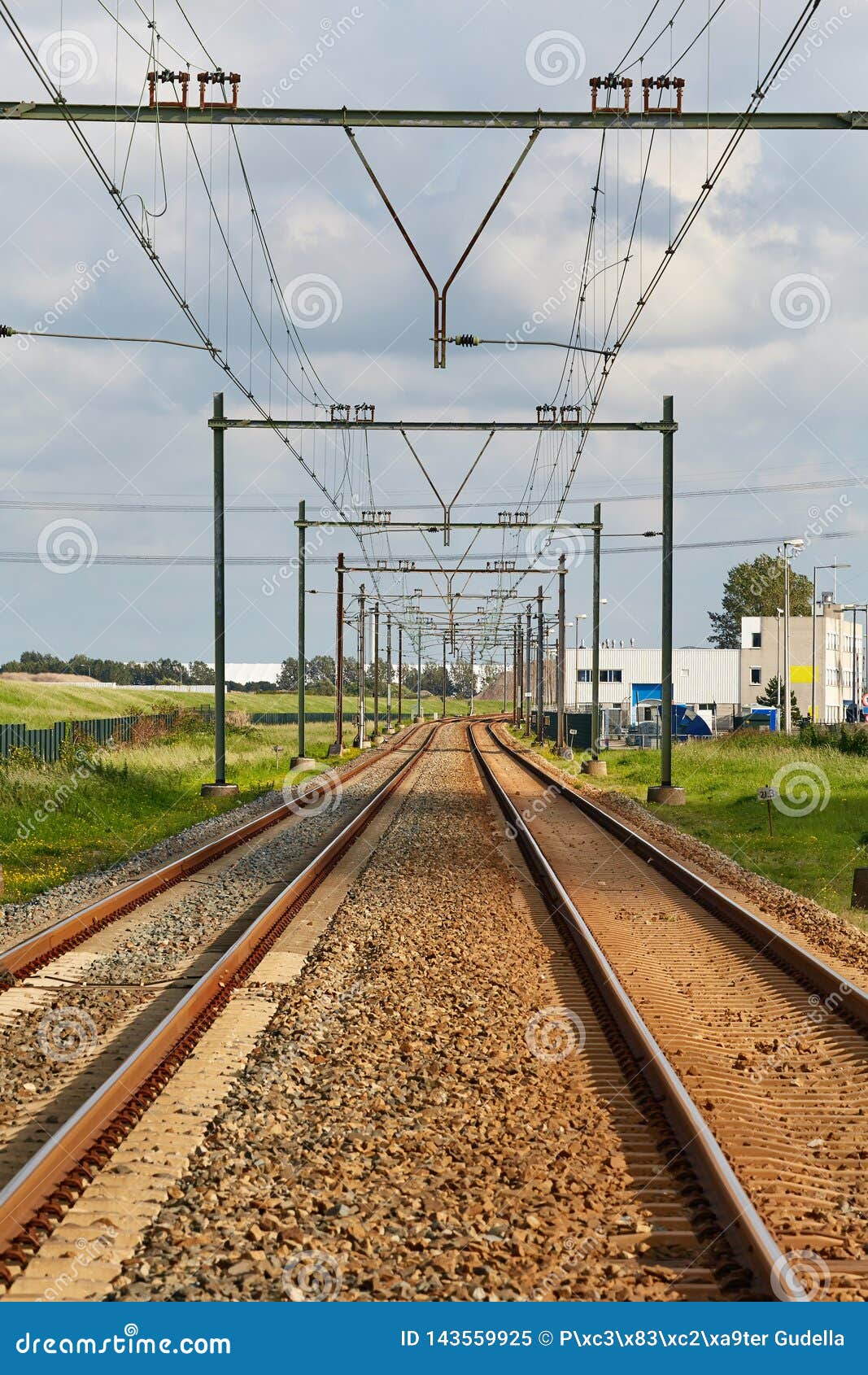 Railway Intersection. Choosing The Right Path Royalty-Free Stock ...
