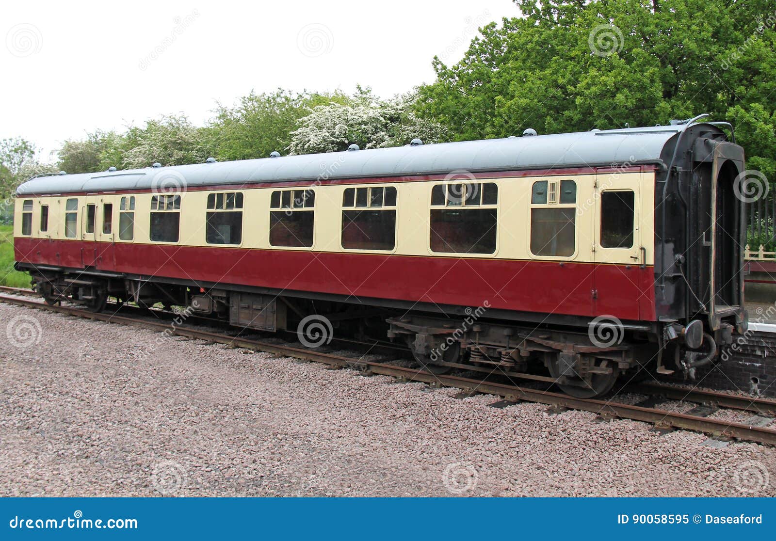Railway Train Carriage. stock image. Image of commute - 90058595