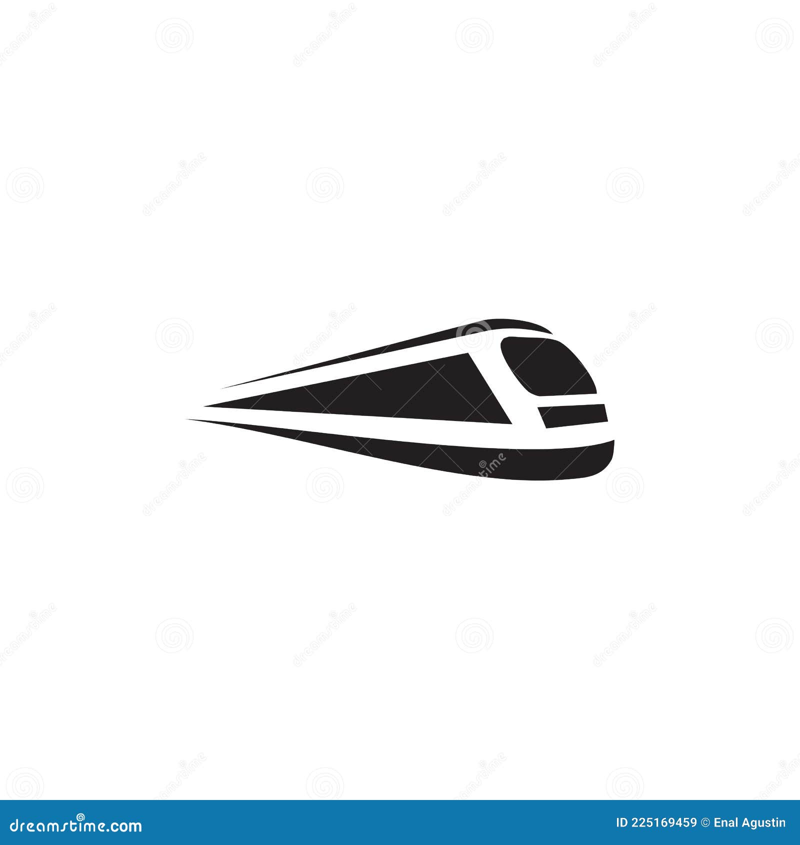 Railway Train Logo Design Template Stock Vector - Illustration of sign ...