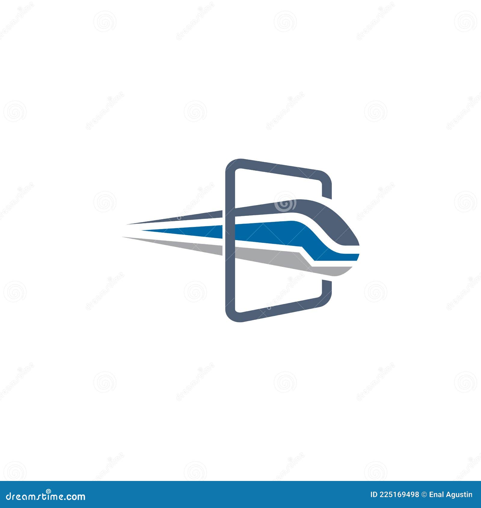 Railway Train Logo Design Template Stock Vector - Illustration of ...