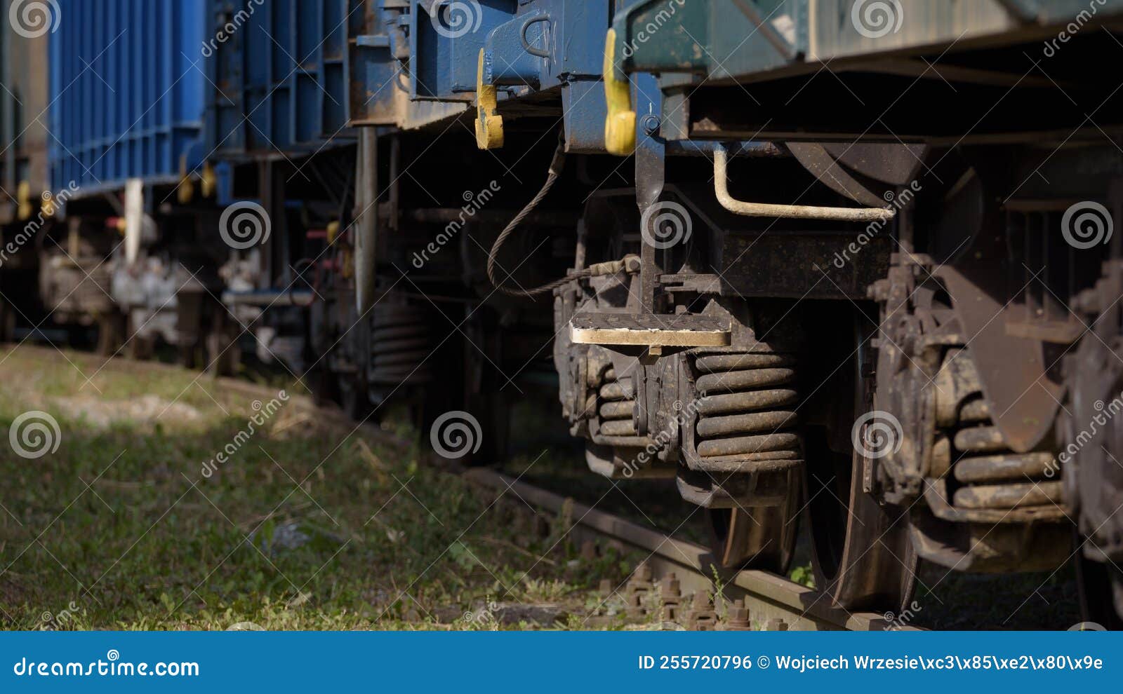 RAILWAY TRANSPORT stock photo. Image of intersection - 255720796