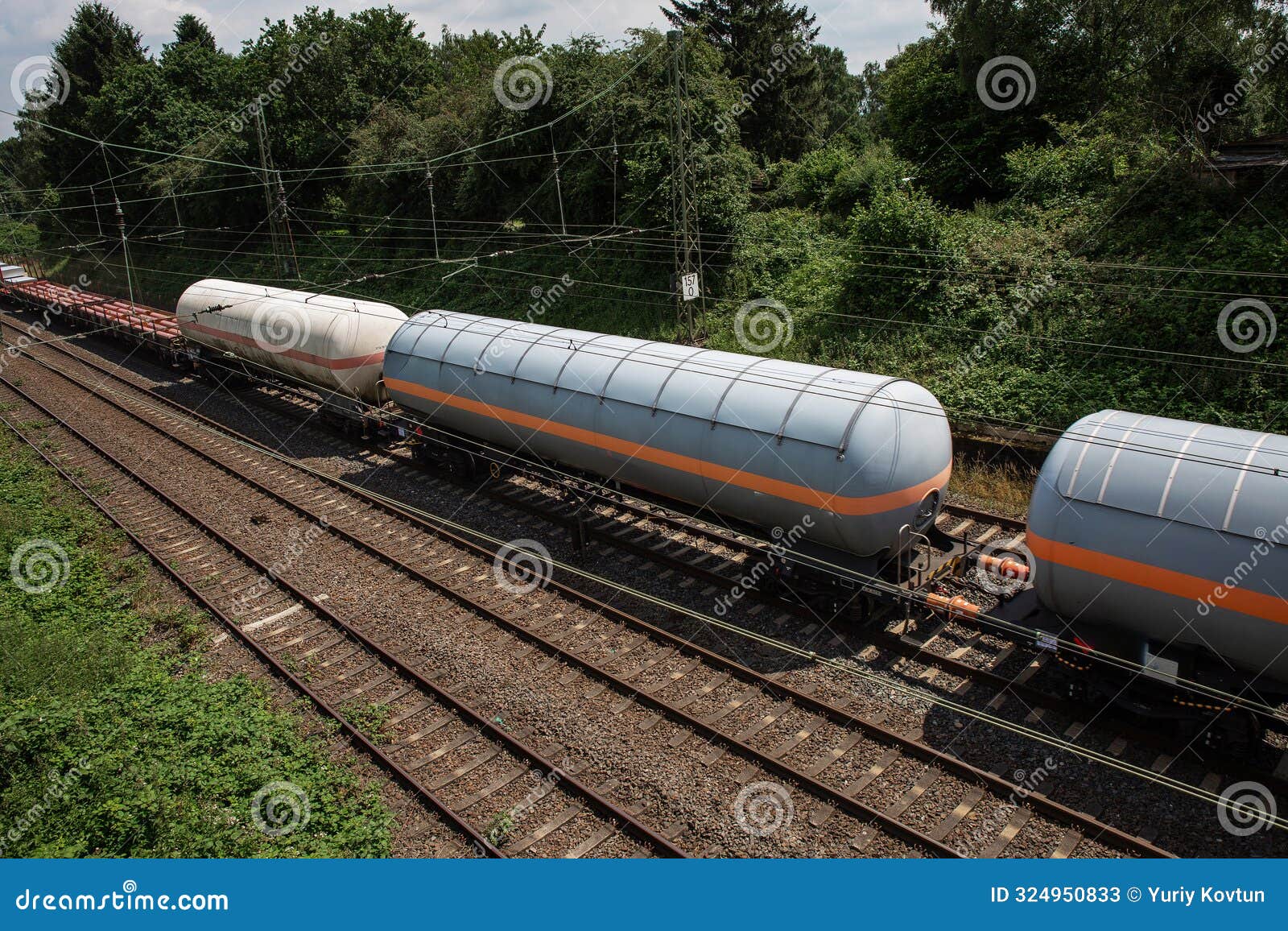 Railway Transport Path Line Transportation Logistics Construction Stock ...