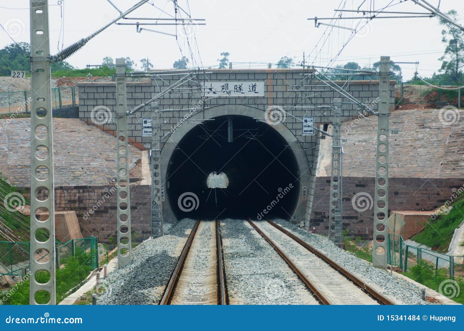 Railway tunnel stock photo. Image of network, outside - 15341484