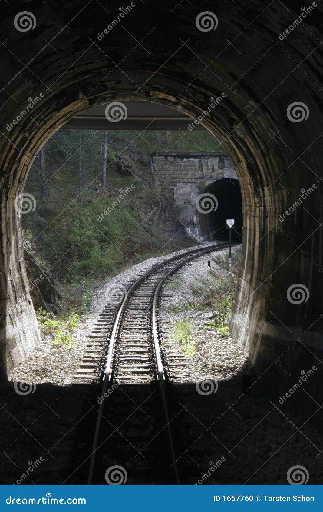 Railway tunnel stock photo. Image of railway, serbia, view - 1657760