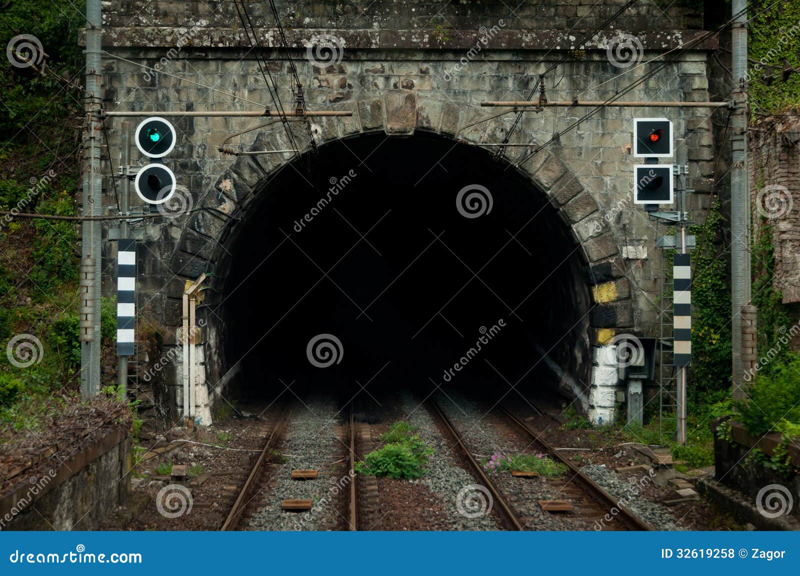 Railway Tunnel In Mountain. Stock Photography | CartoonDealer.com #36971276