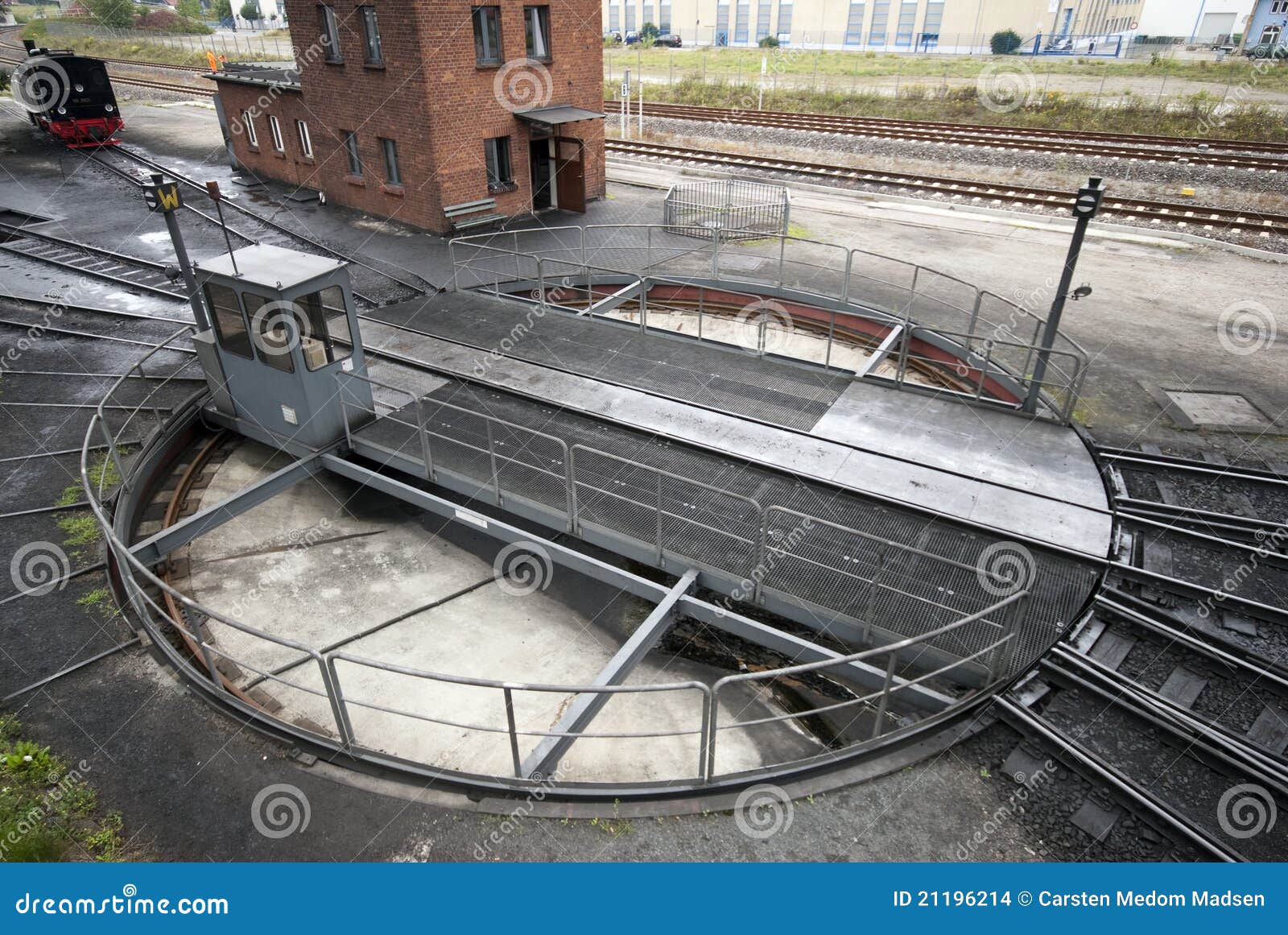 Railway turntable stock photo. Image of railway, gauge - 21196214