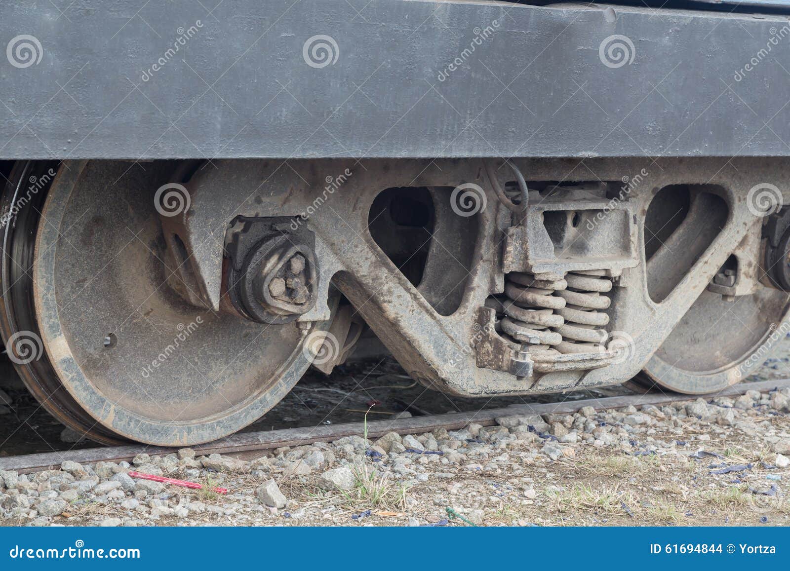 Railway wheels stock photo. Image of railway, spring - 61694844