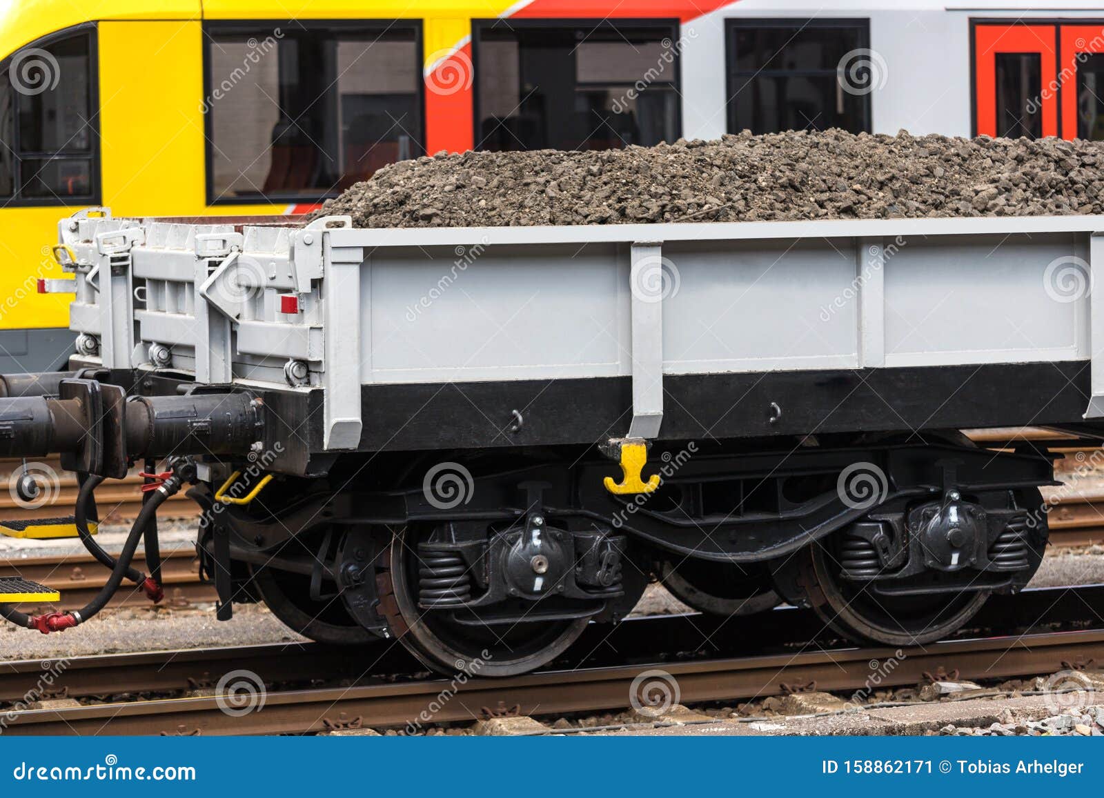 Railway working train stock image. Image of working - 158862171