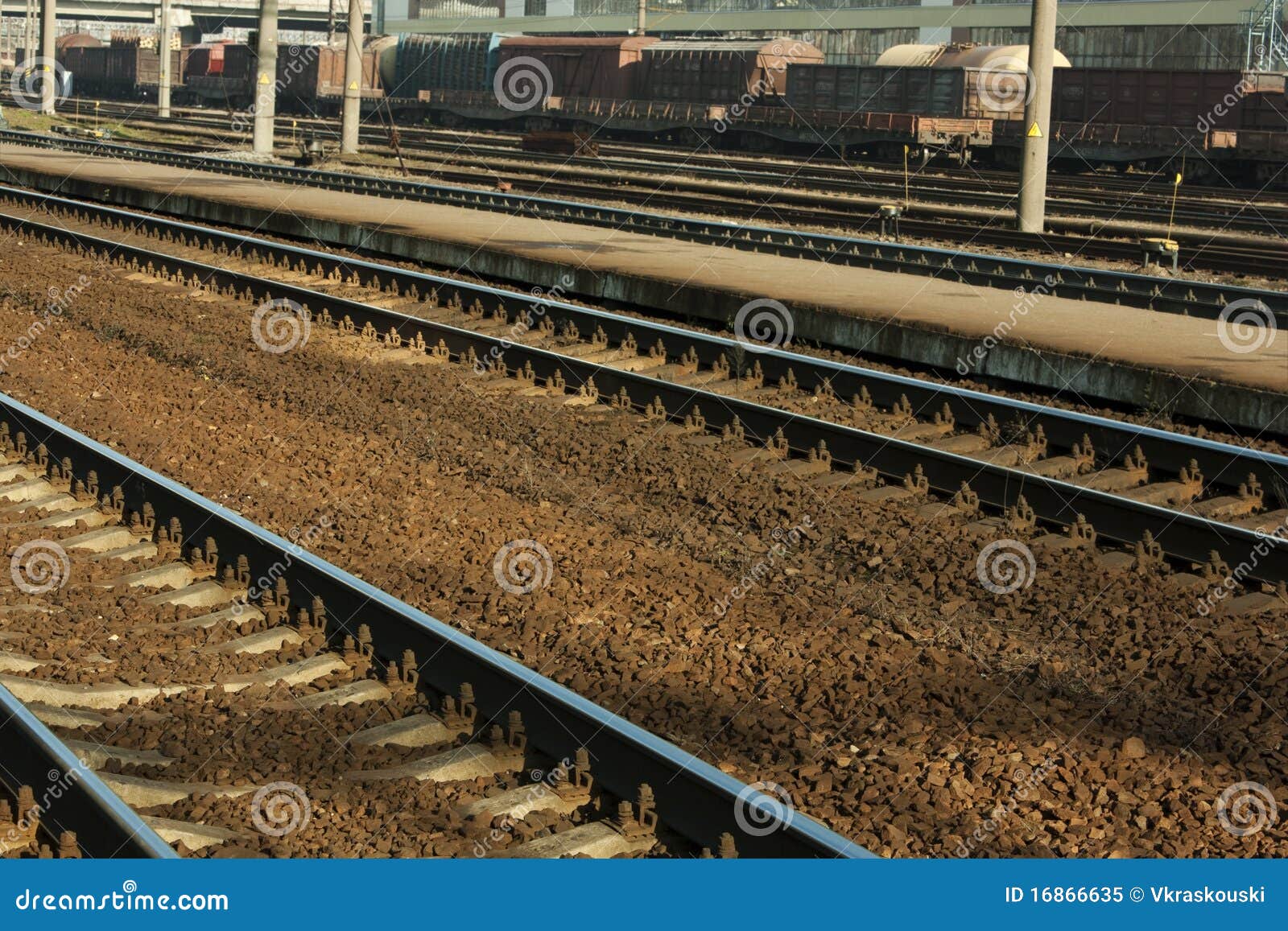 Railway yard stock image. Image of multiple, road, railway - 16866635