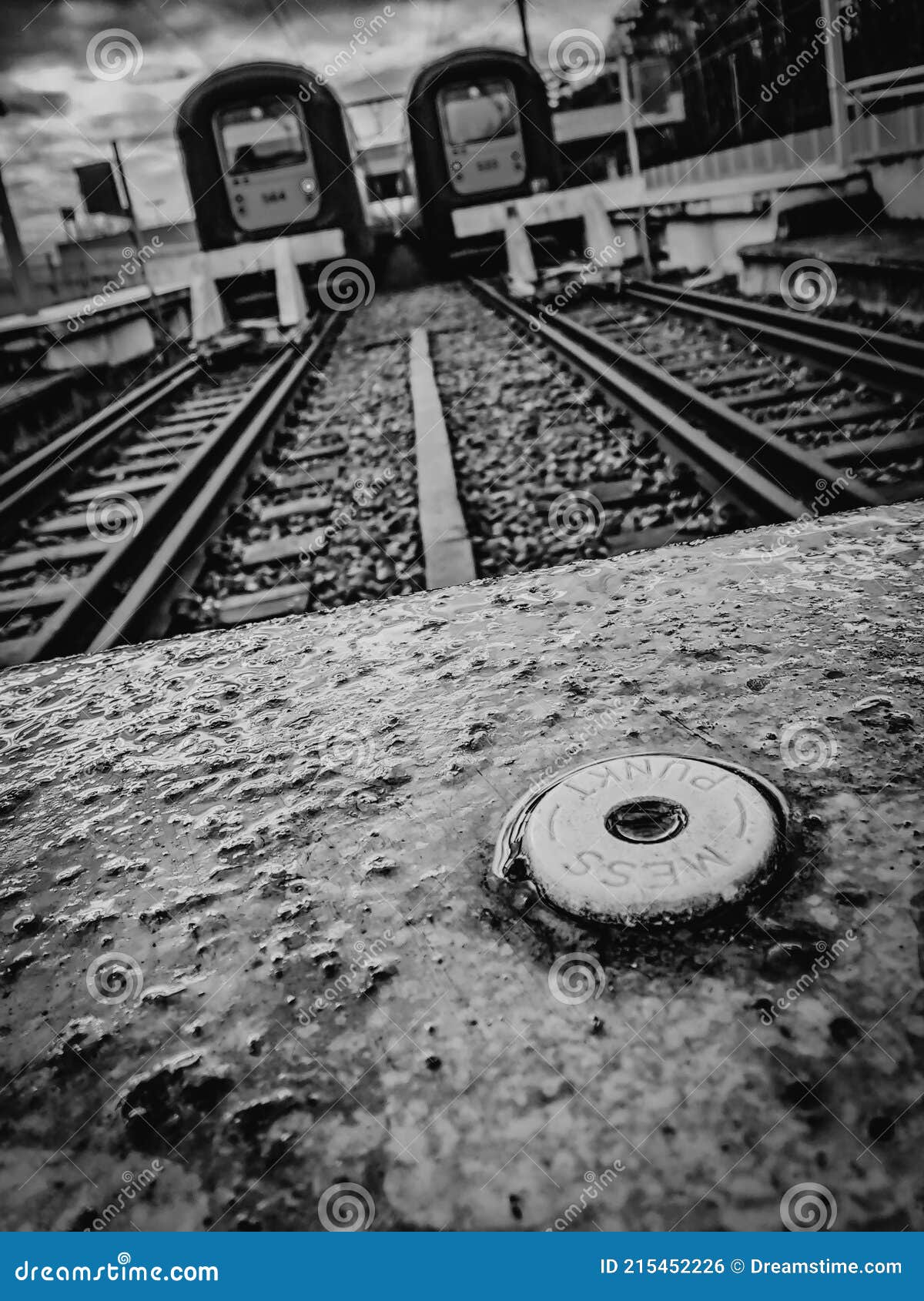 Railwaystation Trains Block Stock Photo - Image of railwaystation, line ...