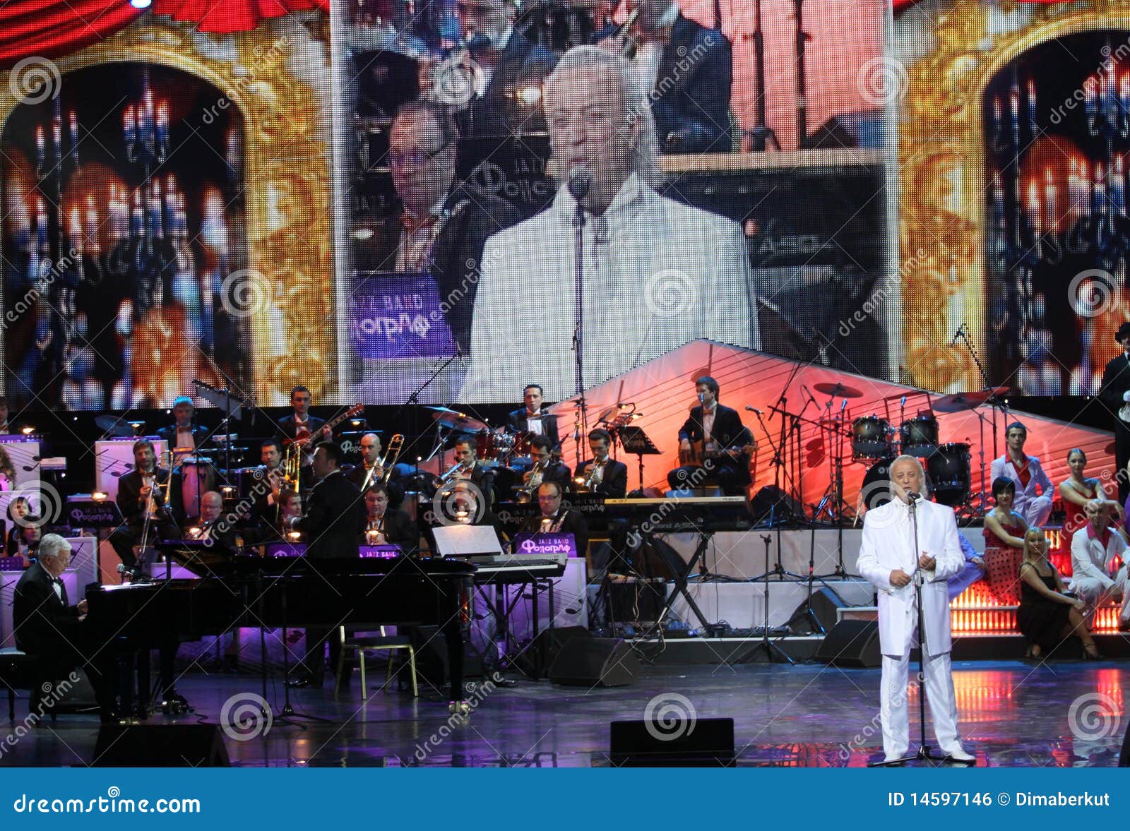 Raimonds Pauls Et Ilya Reznik Photo éditorial - Image du musical, visage: 14597146