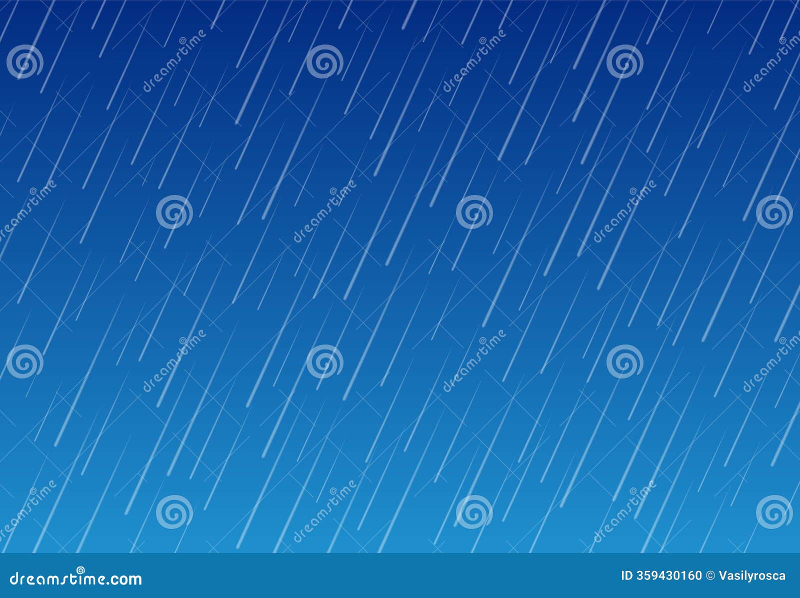 Rain Background Weather Pattern. Raindrops Falling Water Abstract Storm ...