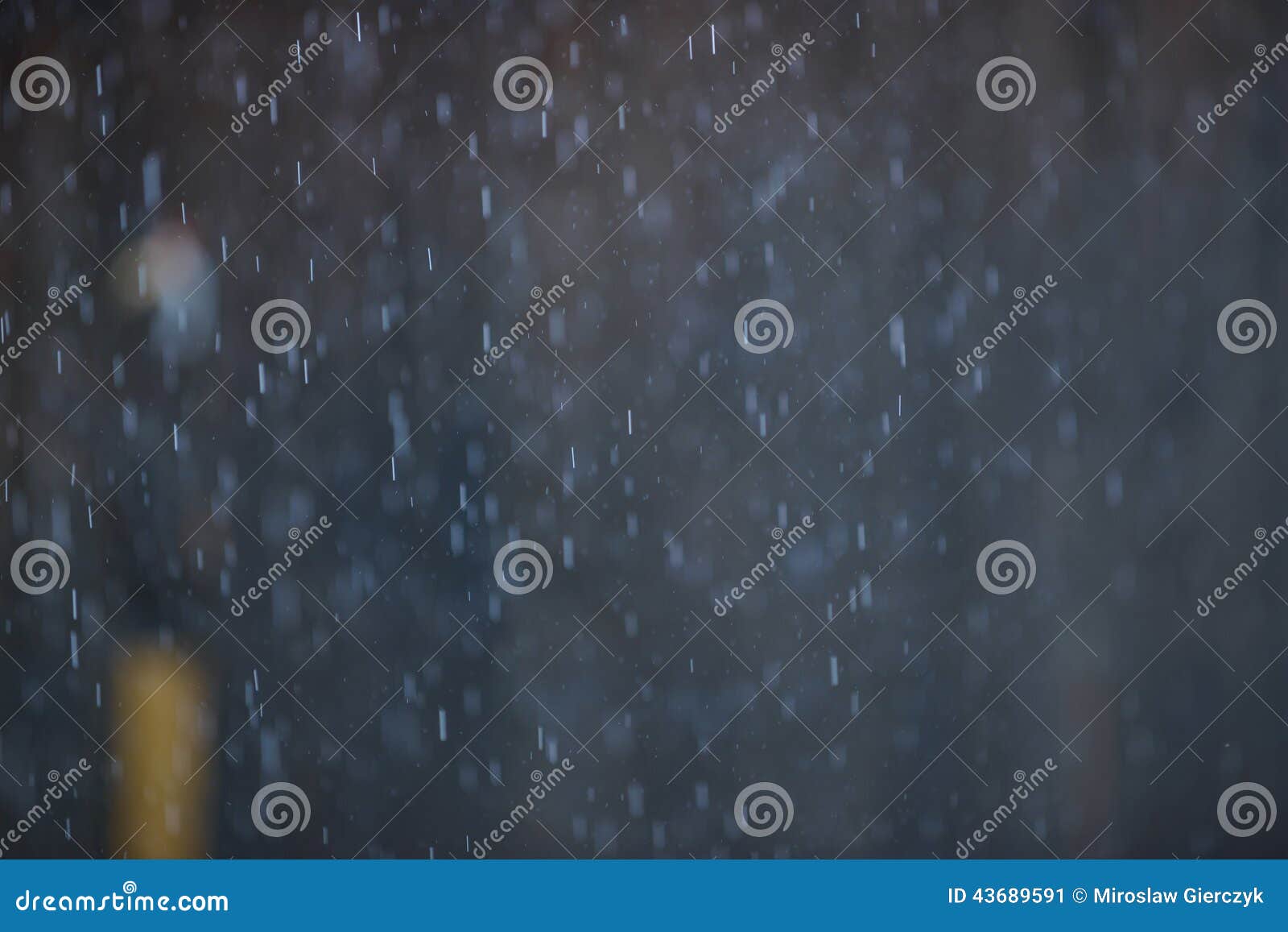 Rain Bokeh Background stock image. Image of pattern, blue - 43689591