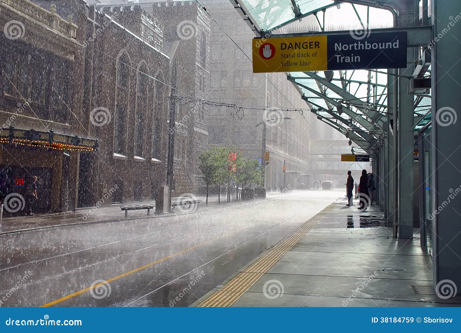 Rain in Calgary, Canada stock image. Image of splashing - 38184759
