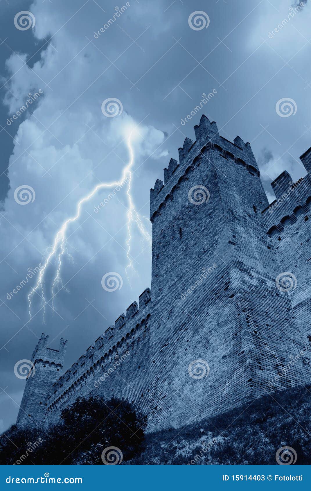 Rain and castle stock image. Image of cloud, flood, energy - 15914403