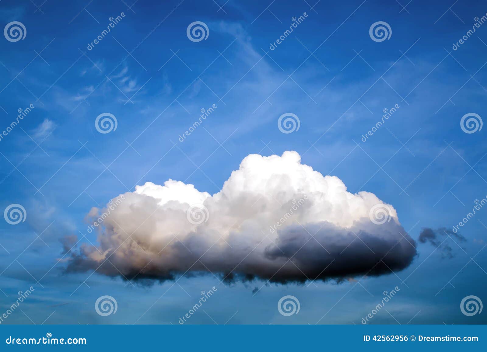 Rain Cloud on Blue Sky Closeup Background Stock Photo - Image of ...