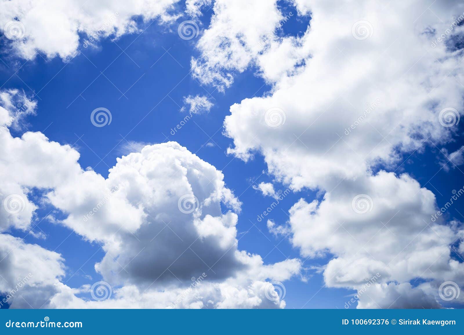 Rain cloud over blue sky stock photo. Image of climate - 100692376